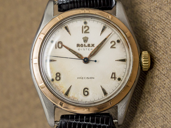 【新入荷】ロレックス プレシジョン Ref.5059 YG/SSコンビ 手巻き エンジンターンドベゼル ヴィンテージ ROLEX [ 代行お ...